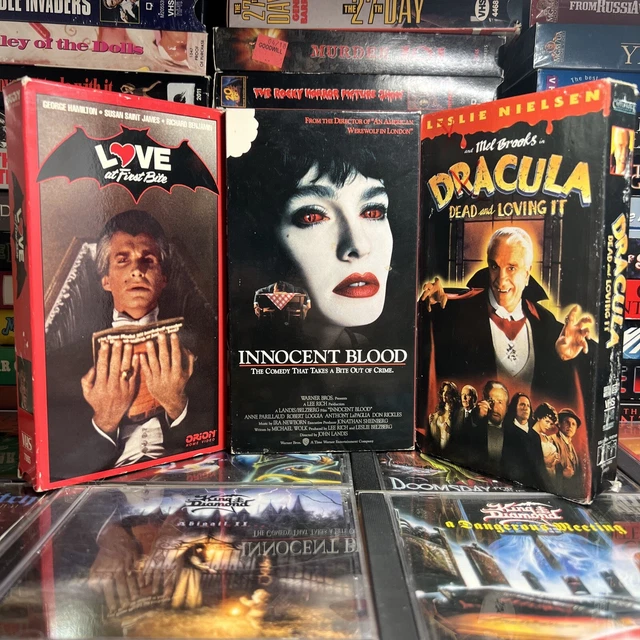 VAMPIRE COMEDY VHS Lot Love at First Bite Innocent Blood Dracula Dead ...