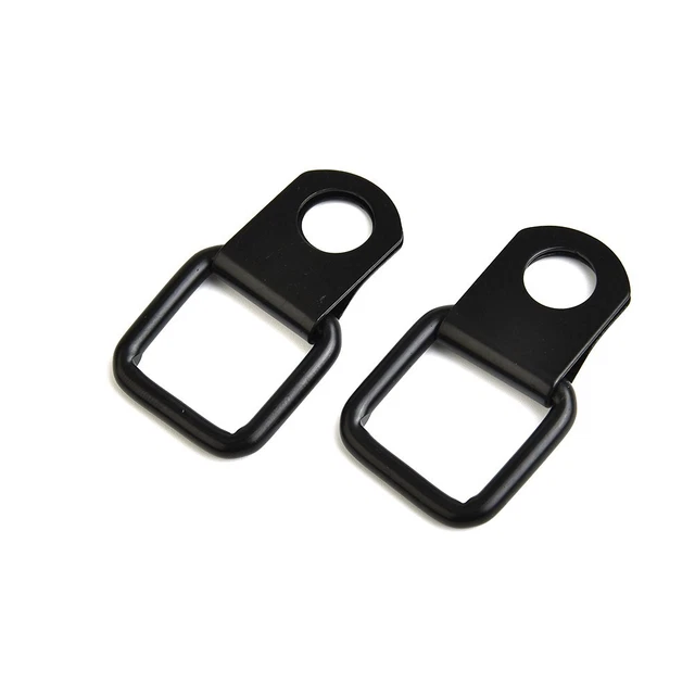 6* BLACK HEAVY-DUTY Fixing Point Anchor Lashing Eye Tie Down Loop D ...
