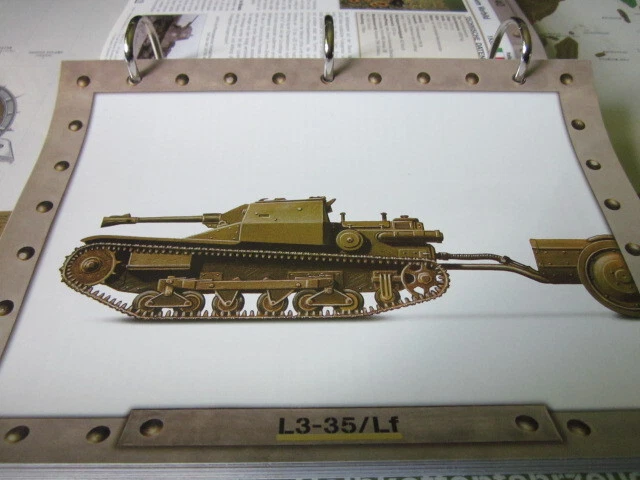 MILITÄR KETTENFAHRZEUGE TYPENBLATT L3-35/L1 Italien 1935 Flammenwerfer 2Tafeln EUR 4,90 ...