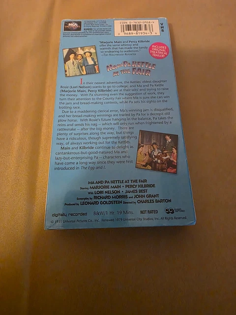 MA AND PA Kettle at the Fair (VHS, 1994) NEW SEALED £6.24 - PicClick UK