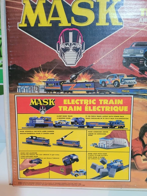 VINTAGE RARE TYCO Mask Electric Train Set Ho Scale Htf Volcano Van & 57 ...
