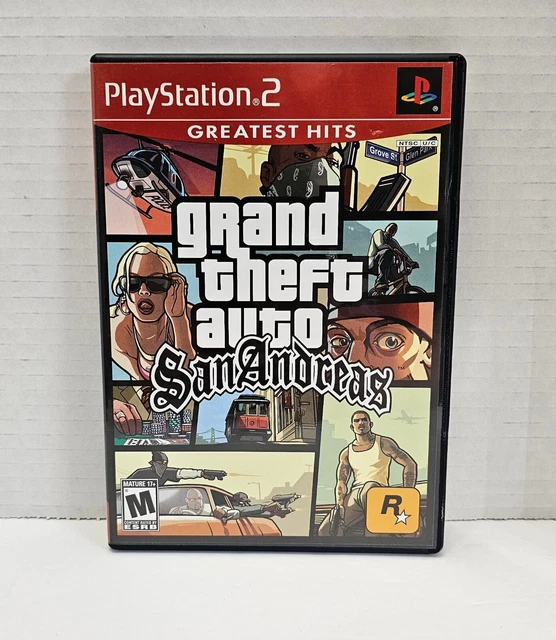 GRAND THEFT AUTO San Andreas PS2 CIB Playstation 2 Complete Tested No ...