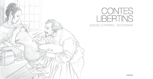 MANARA LA FONTAINE Contes Libertins ,Dessin Bd érotique inédit Eo ...