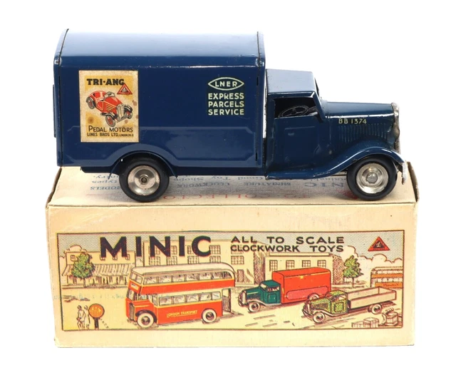 VINTAGE TRIANG MINIC Box Van Railway Livery "Lner" Boxed #22M £140.00 ...