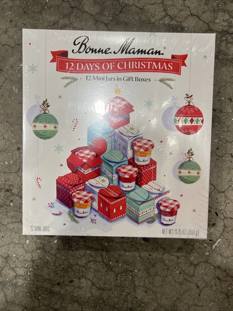NEW BONNE MAMAN Advent Calendar 2025 12 Mini Jams Spreads Christmas EXP ...