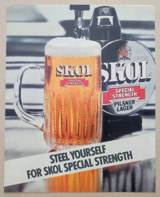 SKOL SPECIAL STRENGTH Lager Original UK Press Advert 1975 £5.91 ...