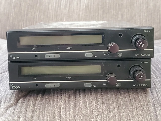 LOT-TWO ICOM IC-A200 Vhf Transceiver Mount Tray Panel Adapter Aircraft ...