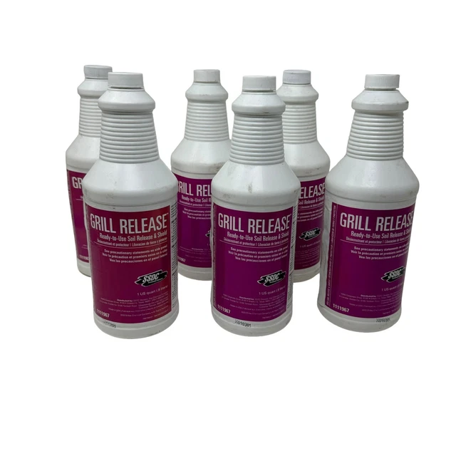 SSDC 6-PACK GRILL Release Ready To Use Soil Release & Shield 1 Quart ...