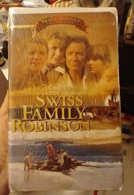 SWISS FAMILY ROBINSON (VHS, 2002) Disney Vault Collection New FACTORY ...