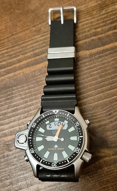 CITIZEN PROMASTER AQUALAND C520-S044898 QUARTZ DIVER'S WATCH 200m ...