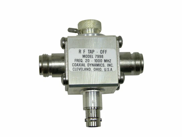 VARIABLE RF SAMPLER 20-1000MHz 1KW N(F)-N(F) CDI 7998-0 (Replaces Bird ...