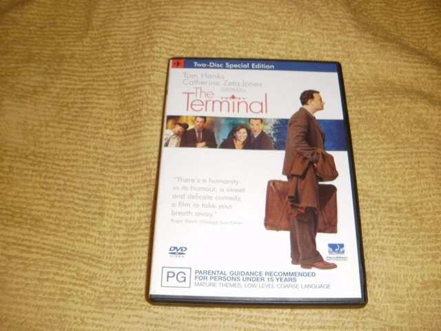 THE TERMINAL COMEDY 2004 =2 DVD as NEW Tom Hanks catherine zeta jones ...