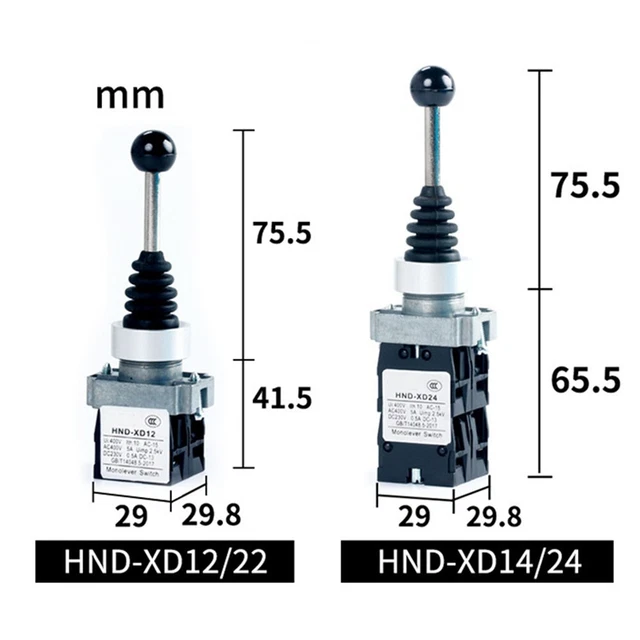 PLASTIC ROCKER JOYSTICK Controller Selfresetting Rotary Toggle Switch ...