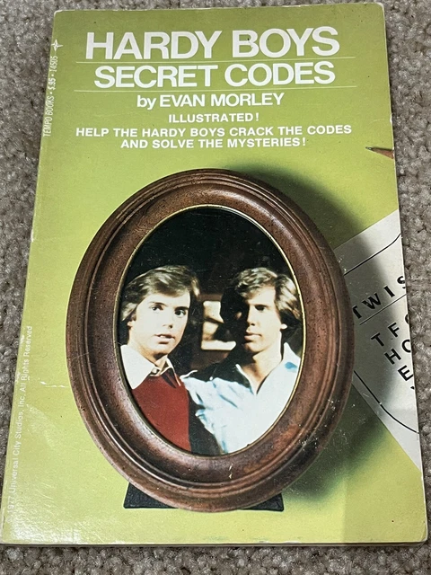 HARDY BOYS SECRET Codes Shaun Cassidy Parker Stevenson 1977 puzzles et ...