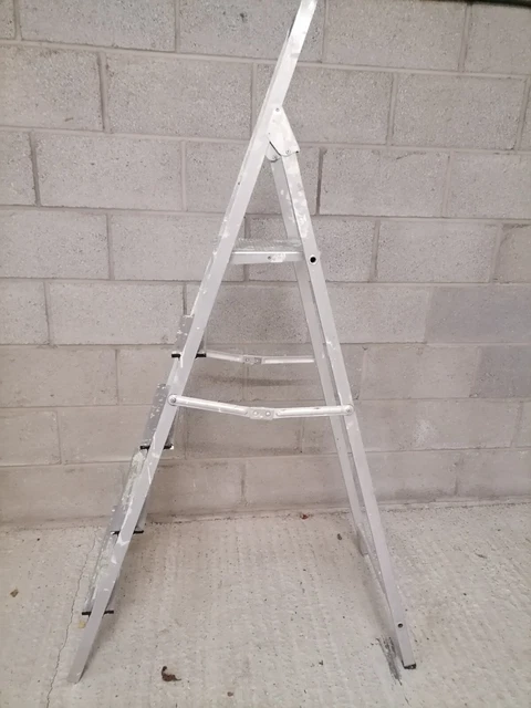 BELDRAY GAZELLE ALUMINIUM Step Ladders, 4 Steps + Platform £10.00 ...