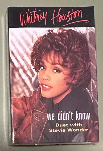 WHITNEY HOUSTON & Stevie Wonder We Didn’t Know 1992 Cassette Single $25 ...