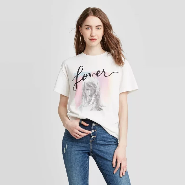 NEW OFFICIAL TAYLOR Swift Lover Album Cover Tee T Shirt Tie Dye Cloud ...
