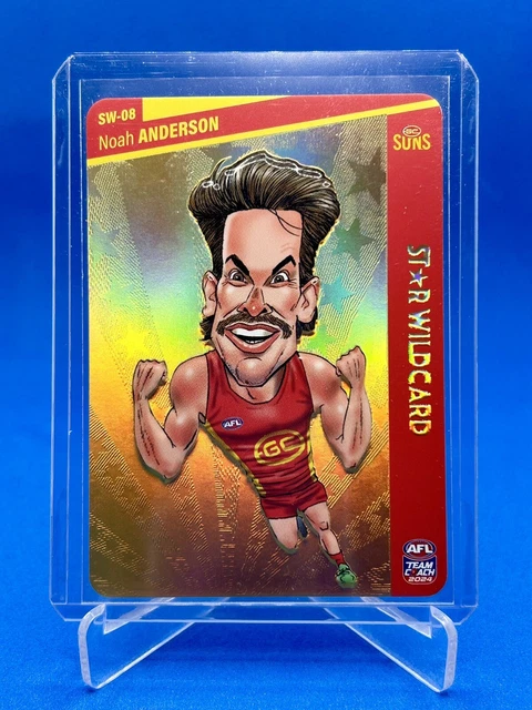 2024 AFL TEAMCOACH GOLD Star Wildcard - Noah Anderson - GCS SW-08 (code ...