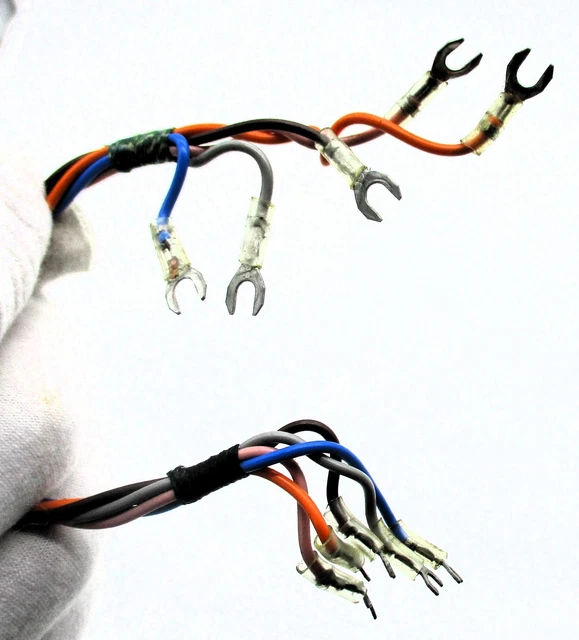 VINTAGE ROTARY TELEPHONE Dial Loom with spade connectors £8.66 ...