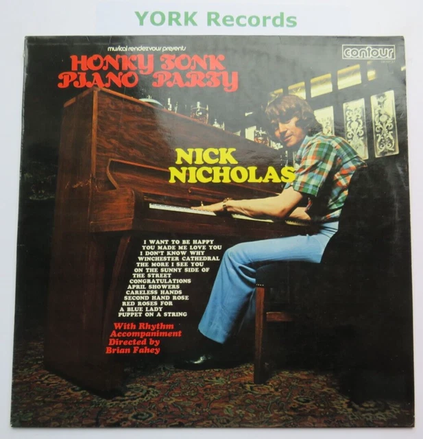 NICK NICHOLAS - Honky Tonk Klavierparty - Ex Con LP Schallplatte Kontur ...