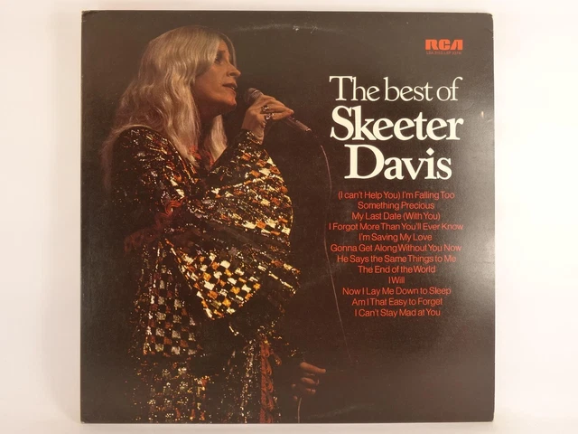SKEETER DAVIS THE BEST OF SKEETER DAVIS (332) 12 titres pochette photo ...