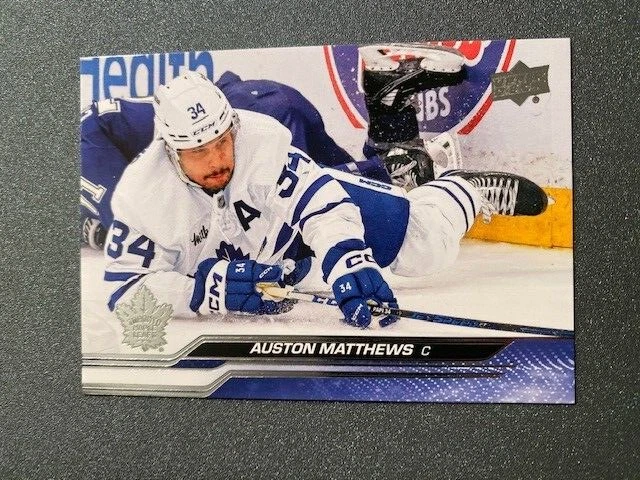 2023-24 UPPER DECK Hockey Auston Matthews #167 Toronto Maple Leafs $1.20 - PicClick AU