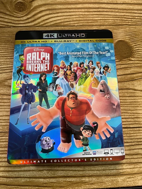 WRECK IT RALPH 2: Ralph Breaks the Internet (2019) 4K UHD Blu Ray £14. ...