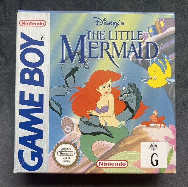 NINTENDO GAMEBOY GB DMG Disney's Little Mermaid PAL AUS Rare Complete ...