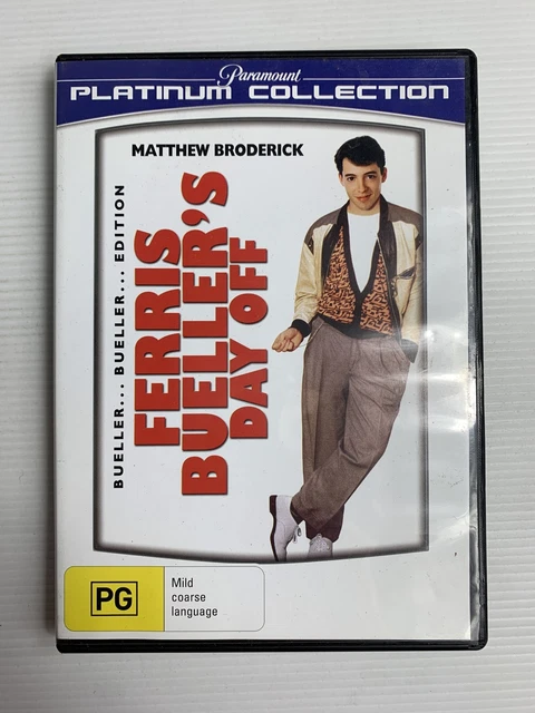 FERRIS BUELLER'S DAY Off Matthew Broderick DVD R4 Cult Classic $8.97 ...