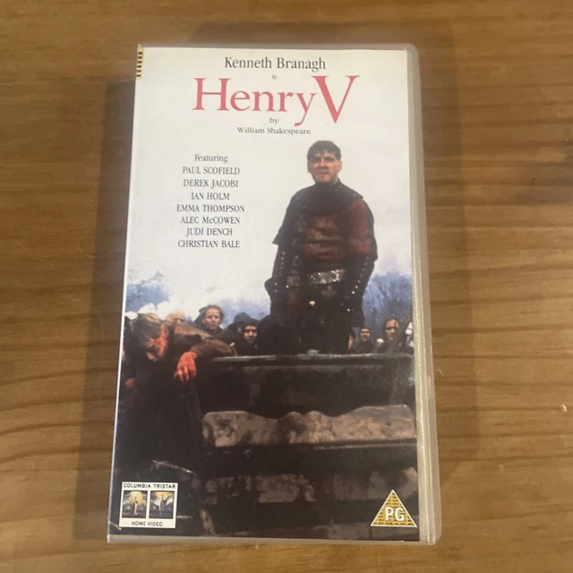 HENRY V - Kenneth Branagh - Judi Dench (PAL VHS) Cinema Club Edition £2 ...
