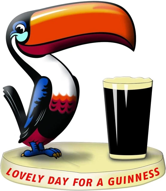 GUINNESS TOUCAN RESIN Figurine - £14.99 - PicClick UK