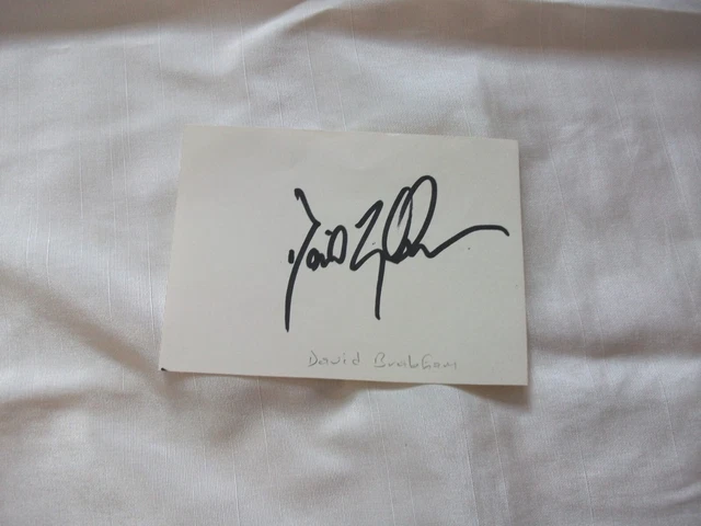 DAVID BRABHAM - Australian Le Mans Racing Driver Signed Autograph Book ...