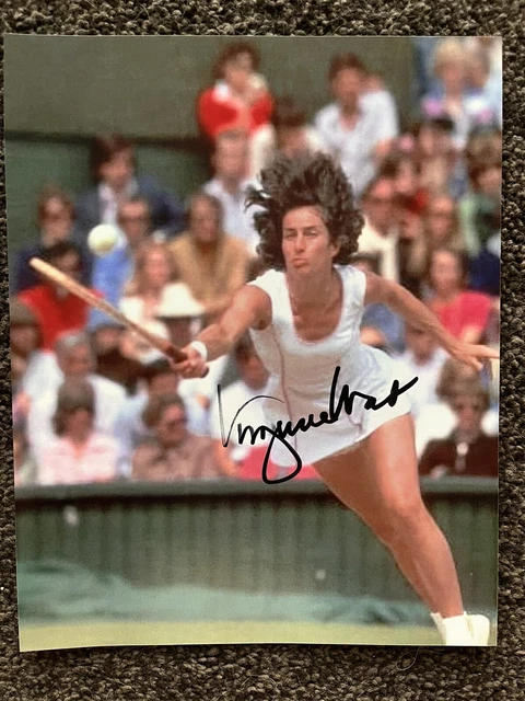 VIRGINIA WADE Ex UK TENNIS PLAYER, SIGNED 10 x 8 PHOTO. EUR 14,49 ...