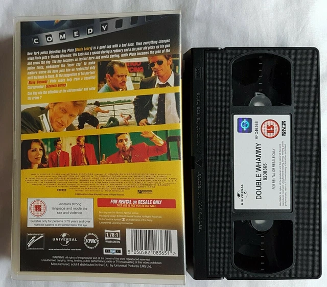 DOUBLE WHAMMY (VHS) BIG BOX - Denis Leary + Elizabeth Hurley + Steve ...