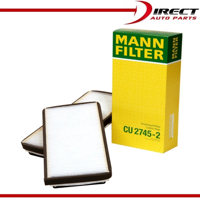 CU2745-2 MERCEDES-BENZ CABIN Air Filter MANN-FILTER MB Class S,E,CL,AMG ...
