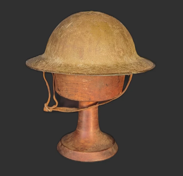 WW1 BRITISH / Australian Mk 1 Steel Helmet (Brodie Helmet ANZAC) #1 ...