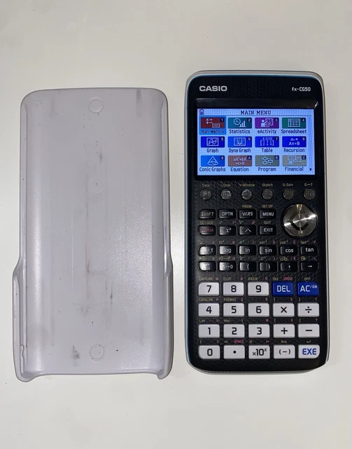 CASIO FX-CG50 3D Graphic Calculator White With Case And Batteries £65. ...