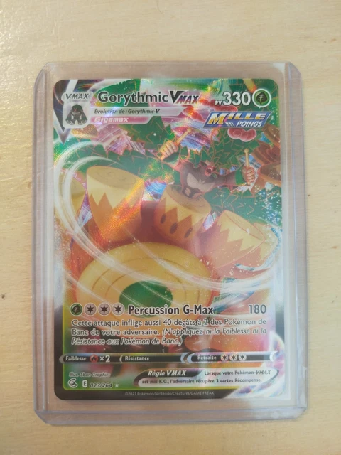 CARTE POKEMON GORYTHMIC Vmax 023/264 EB08 Épée Bouclier Poing de Fusion ...