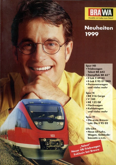 BRAWA PROSPEKT NEUHEITEN 1999 Modellbahn-Zubehör H0 N TT brochure model ...