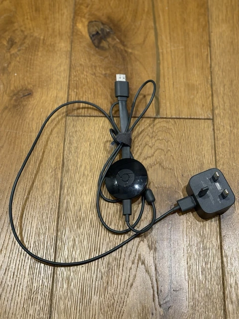 GOOGLE CHROMECAST (HDMI Streaming Device) – With Power Plug £16.15 ...