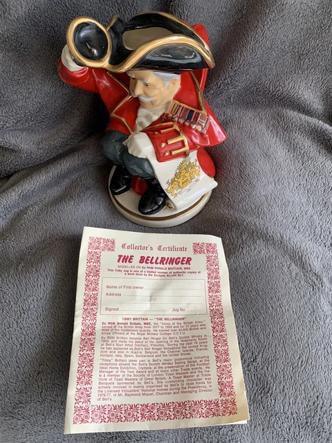 THE BELLRINGER MELWOOD Tibby Brittain Toby Jug by Allan SlyLimited No ...
