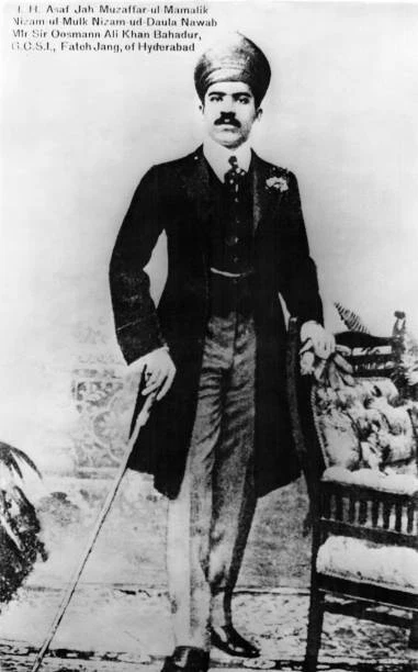 Asaf Jah Muzaffar Al Mamalik Nizam Of Hyderabad State Old Photo 900 Picclick Au