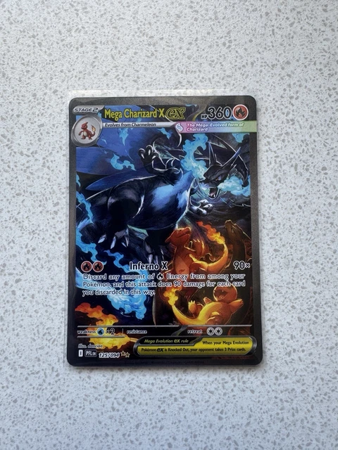 MEGA CHARIZARD X ex SIR Phantasmal Flames 125/094 - NEAR MINT £620.47 ...