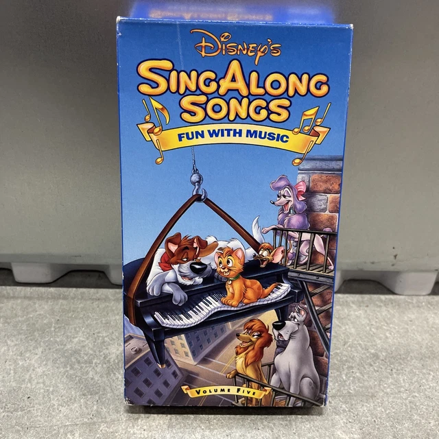 VTG DISNEYS SING Along Songs VHS Fun With Music Volume Five Walt Disney Video £9.43 - PicClick UK