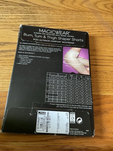 M&S MAGIC WEAR Shaper Shorts Size Medium In The Colour Natural Tan £5. ...