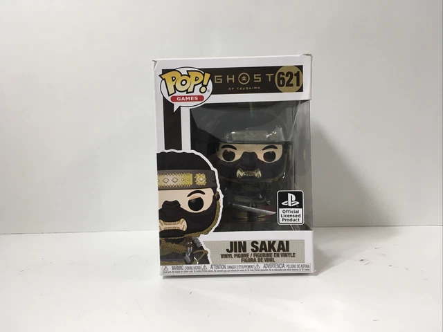 FUNKO POP! GHOST Of Tsushima Jin Sakai Playstation Exclusive Very Good ...