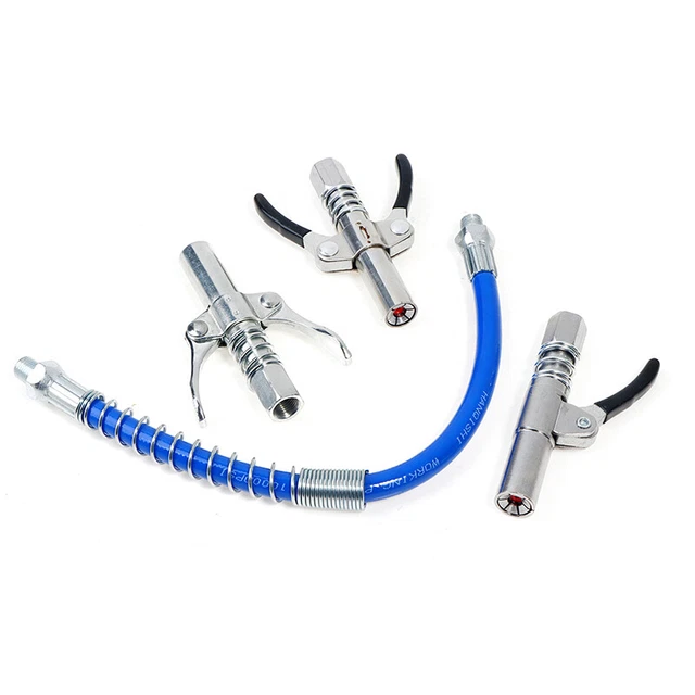 HEAVY-DUTY QUICK RELEASE Grease Gun Coupler Two Press Easy to Push ...