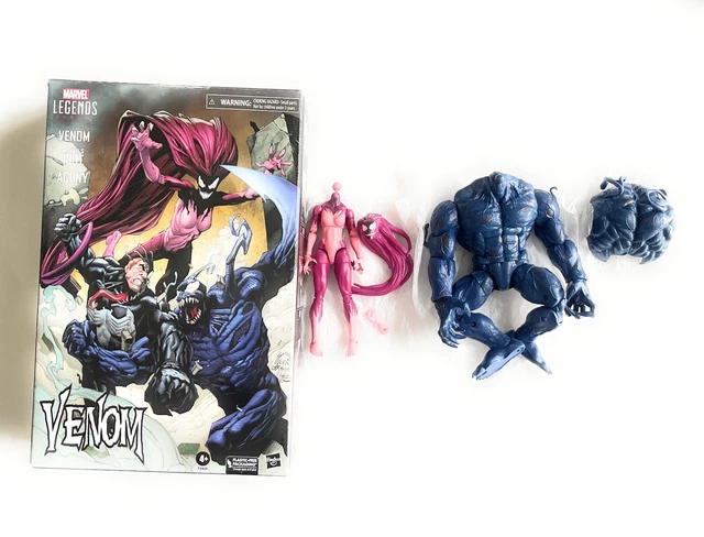 HASBRO MARVEL LEGENDS Venom Marvel's Riot & Agony 3-Pack OPEN BOX $50. ...