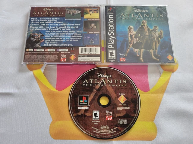 DISNEY'S ATLANTIS THE Lost Empire (PlayStation 1 PS1) Complete In Box ...