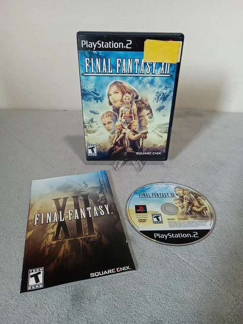FINAL FANTASY XII FF 12 Sony Playstation 2 PS2 Game Complete CIB Box ...